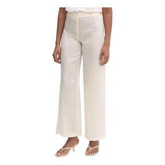 Patrizia Pepe Weite Hose - - Trousers - Damen - Beige - M