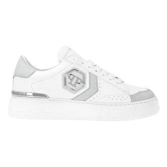 Philipp Plein unisex, Chaussures, Blanc, Taille: 42 EU Lo-Top Baskets Arrow Force