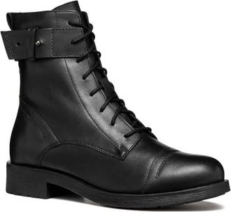Geox Femme D Rawelle F Bottes de Cheville, Noir, 34.5 EU