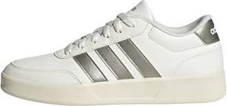 adidas Femme BREAKNET 3.0 Shoes Chaussures, Core White/Cyber met./Off White, 39 1/3 EU