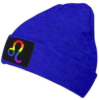 Generic Bonnet Thermo Fier Lion - Astrologie - LGBTQ - Zodiaque - Horoscope Coupe-Vent Chapeau Tricot&eacute; Unisexe Bonnet en Tricot pour Cyclisme Randonn&eacute;e Sport