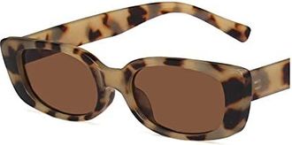 Generic Lunettes de soleil décoratives 2025 design petit cadre tir de rue lunettes de soleil décoratives hommes et femmes vacances en plein air (couleur : D, 