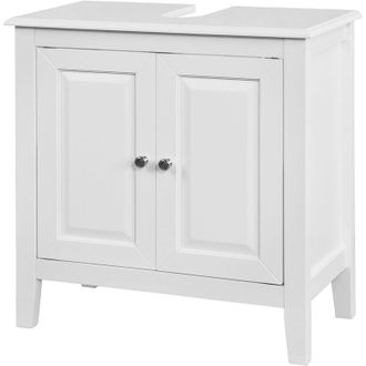 SoBuy FRG202-W Waschbeckenunterschrank Badschrank Waschtisch Unterschrank wei&szlig; bht ca: 60x62x30cm - Sobuy