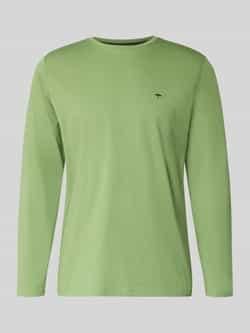 Fynch-Hatton Longsleeve mit Rundhalsausschnitt und Logo