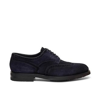 Santoni Homme, Chaussures, Bleu, Taille: 43 1/2 EU Derby Classiques en Rose