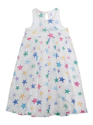 MC2 Saint Barth Girls Dress Masha Baby Star White Cotton