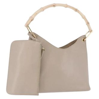 Gucci Pre-owned Vintage Schultertasche - - Pre-owned - Damen - Beige - ONE SIZE