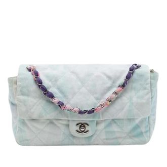 Chanel Pre-owned Vintage Quilted Denim Shoulder Bag - - Pre-owned - Damen - Blau - ONE SIZE