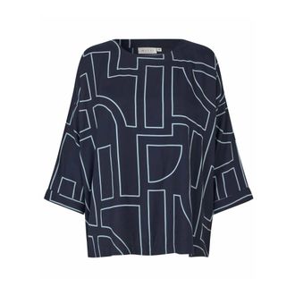 Masai Femme, Blouses et Chemises, Bleu, Taille: 46 FR Blouses