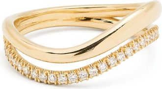 Kimaï 18kt Bay Gelbgoldring mit Diamant