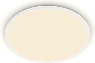 Philips Plafonnier led Superslim, SceneSwitch 3 r&eacute;glages dintensit&eacute;, 36W, rond, Blanc, 3x55x55, 2700K,3600 lumen