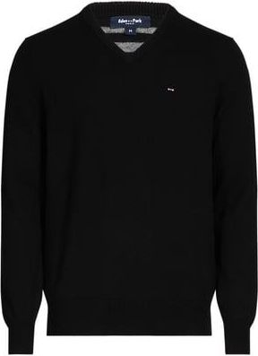 Eden Park Pull col V en laine et coton