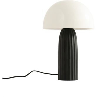 Rendez-Vous D&eacute;co Lampe en m&eacute;tal blanche et noire - JOY