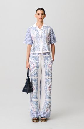 Claudie Pierlot Chemise coton ray&eacute;es