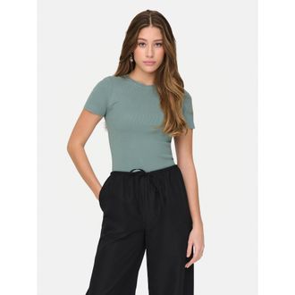 Jacqueline de Yong T-Shirt Cirkeline 15307860 Blau Slim Fit