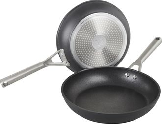 Ninja ZEROSTICK Premium Cookware 2-teiliges Bratpfannen-Set, 24 cm und 28 cm Bratpfannen, langlebig, antihaftbeschichtet, harteloxiertes Aluminium, ofenfest