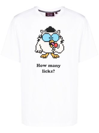 Mostly Heard Rarely Seen t-shirt How Many Licks en coton - Blanc