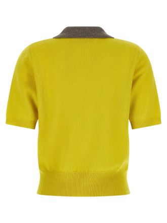 Marni Cashmere Polo Shirt - Yellow