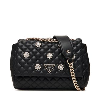 Guess Handtasche Guess Everlee HWEG86 79210 Schwarz