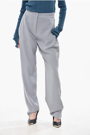 Armani EMPORIO Carrot Fit Trousers in Twill Fabric size 42