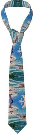 Generic Cravate Homme Mouette Volante Classique Necktie &Eacute;troit Cravate DAffaires Pour &Eacute;v&eacute;nements F&ecirc;te Travail