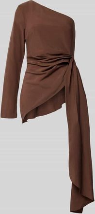 Topshop Bluse im One-Shoulder-Design aus Modal-Mix