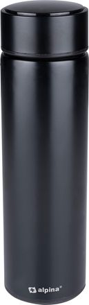 Alpina Digital Thermosflasche - Thermoskanne 480 ML - für Kalte und Heiße Getränke - Digitale Temperaturanzeige - inkl. SUS304 Filter - Anti-Leck-Verschluss 