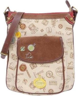 Loewe Sac bandouli&egrave;re Loewe Pre-owned en toile &eacute;dition limit&eacute;e - Femme - Pre-owned - Beige - Taille: ONE Size