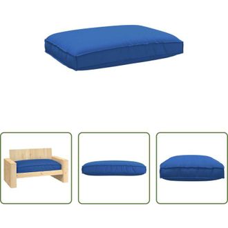 vidaXL vidaXL Au&szlig;enkissen - Kissen K&ouml;nigsblau 120 x 80 x 12 cm Oxford-Stoff