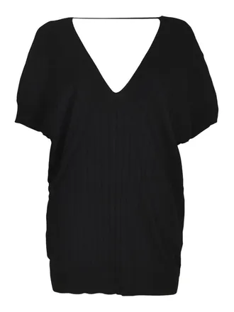 Plan C Pull Col Rond - Noir