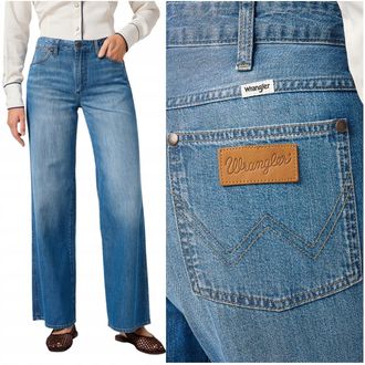 Wrangler Damen Jeans World Wide, Wide Leg Fit, Weites Bein
