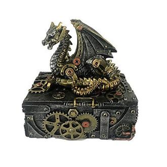 Nemesis Now U3821K8 Secrets of The Machine Box 19,5cm Silber