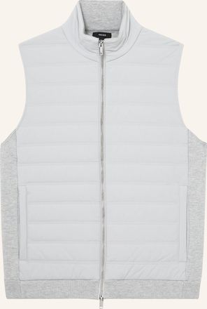 Reiss Reiss Steppweste Newford Im Materialmix grau