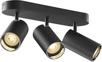 SLV ASTO TUBE |Deckenleuchte, Deckenspot, Aufbauleuchte, Innenbeleuchtung für Wohnzimmer, Schlafzimmer, Küche, Diele, Kinderzimmer | Aluminium, zylindrisc