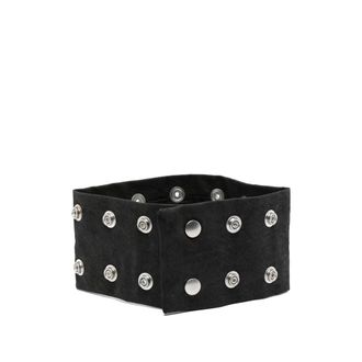 Rick Owens Homme, Accessoires, Noir, Taille: ONE Size Press Stud Necklace