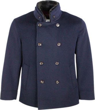 Montecore Veste Casual - Bleu Fonc&eacute;