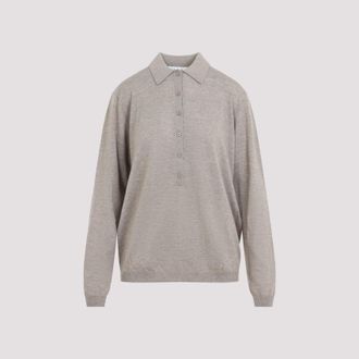 Frankie Shop Polo Tala en tricot &agrave; col en V