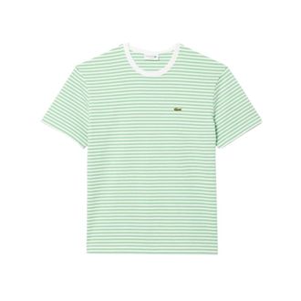 Lacoste Homme, Tops, Vert, Taille: S T-shirt girocollo a righe