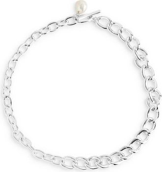 Arket Versilberte Halskette -Silberfarben