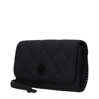 Tory Burch Quilted Leather Clutch - Black