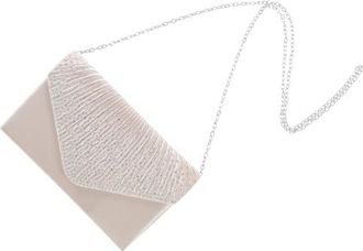 UPKOCH Pochette de Soir&eacute;e en Satin Polyester avec Pierres Brillantes Couleur Abricot Taille Compacte Paquet de Mari&eacute;e &Eacute;l&eacute;gant pour &Eacute;v&eacute;nements Formels et F&ecirc;te