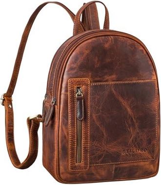 STILORD Ivana Petit Sac &agrave; Dos Cuir V&eacute;ritable 2 en 1 Sac &agrave; Main &agrave; Dos Femme Antivol Sacoche Pratique Id&eacute;al comme Sling Bag et Besace Femme Bandouliere Multifon