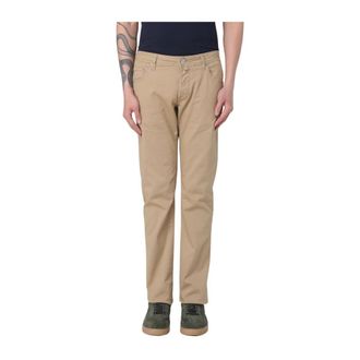Jacob Cohen Sandfarbene Hosen - - Trousers - Herren - Beige - W35