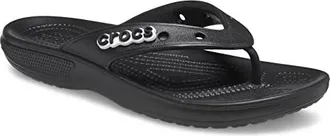 Crocs Unisexe Adulte Classic Crocs Flip Tongs, Black, 38/39 EU