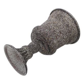 Cabilock Großer Garten Urnen Pflanzer aus Eisen im Griechischen Stil Retro Metall Blumenvase Wetterfeste Dekoration für Einfahrt Zeremonie Innen Außenbereich V