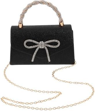 Valiclud Pochette De Soirée à Paillettes Scintillantes Pour Femmes Sac à Main Avec Noeud Pour Fêtes Et Événements Formels