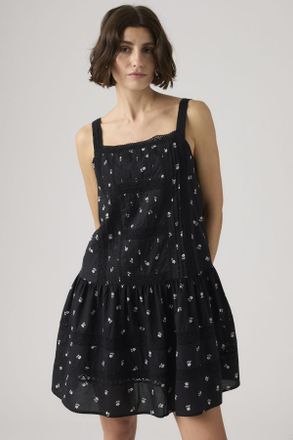 Levi's Kate Minikleid mit Biesen - Damen - Schwarz / Schwarz