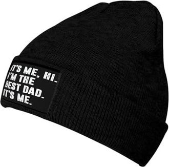 Generic Slouch Bonnet dhiver Tricot&eacute;, Cest Moi! Salut, Je suis Le Meilleur Papa! Cest Moi!, Chaud Beanie Hats, Bonnets en Tricot pour Adultes, Cyclisme, Sport