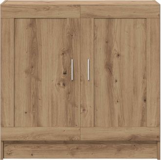 Generic B&uuml;cherschrank mit 2 T&uuml;ren, Moderner Aufbewahrungsschrank aus Holzwerkstoff, Freistehendes B&uuml;cherregal f&uuml;r Wohnzimmer, Heimb&uuml;ro und Arbeitszimmer (Hand