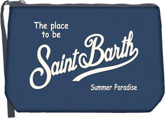 Saint Barth Homme, Sacs, Bleu, Taille: ONE Size Aline Pouch